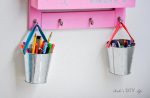DIY Desk Organizer - How To Make A Homework Station