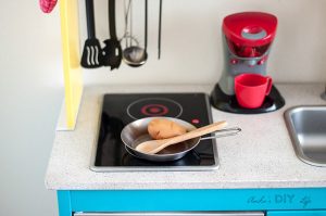 IKEA Duktig Kitchen Hack - Fun And Colorful - Anika's DIY Life
