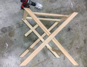 How To Build An X-Leg Accent Table - Free Plans - Anika's DIY Life