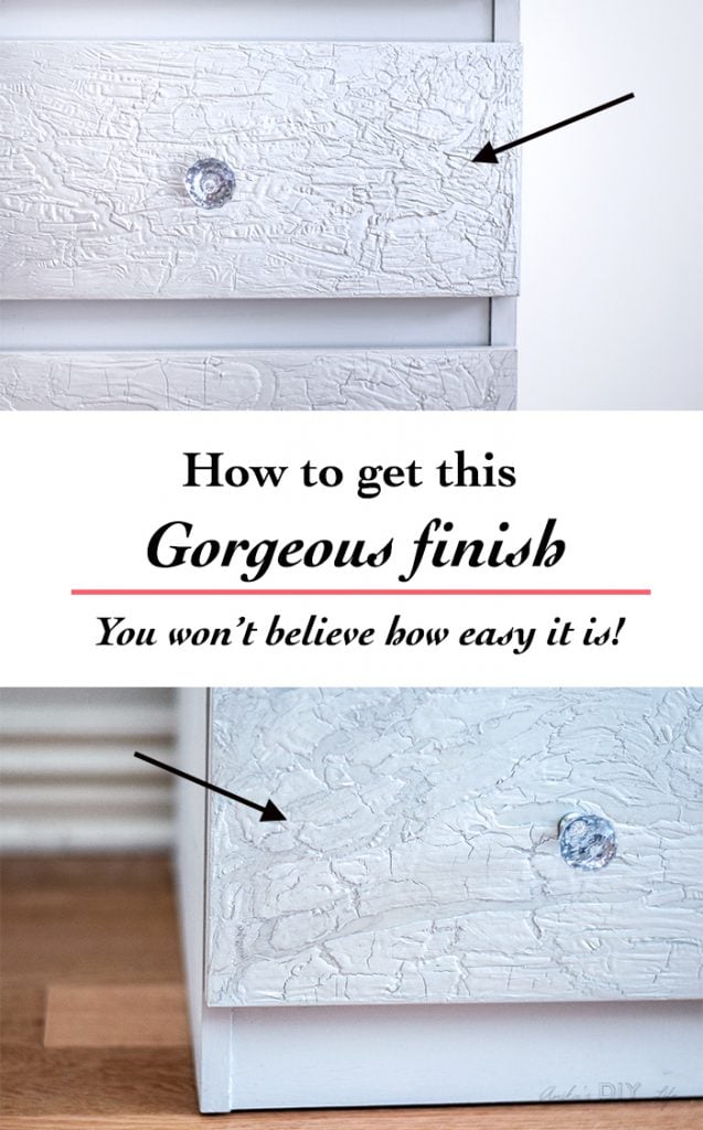 Diy Crackle Paint Using Glue And An Ikea Malm Makeover – HTITLI