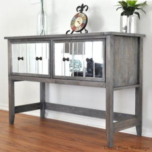 DIY Mirrored Console Table For Under $150! - Anika's DIY Life