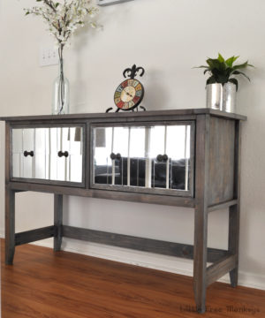 DIY Mirrored Console Table For Under $150! - Anika's DIY Life