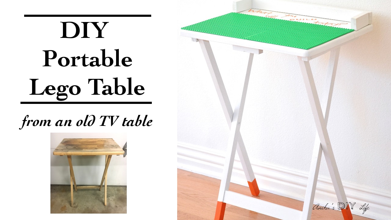 How To Make A Portable DIY Lego Table - Anika's DIY Life