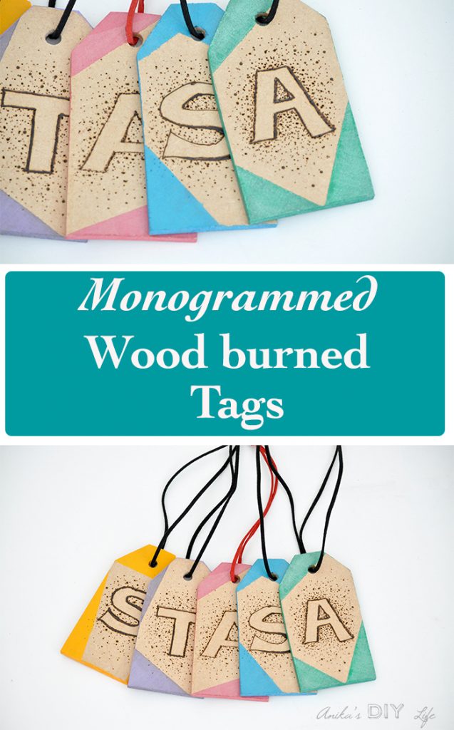 Perfect Beginner Wood Burning Project: DIY Monogrammed Tags - Anika's ...