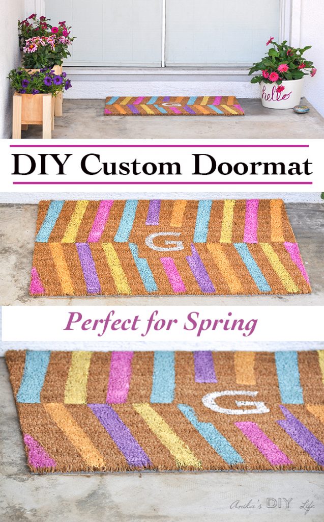 Easy Diy Personalized Doormat Anikas Diy Life
