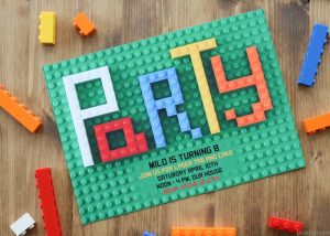 How To Make A Lego Friends Party Invitation - Anika's DIY Life