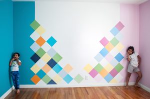 How To: Colorful Accent Wall For Kids Room - Anika's DIY Life