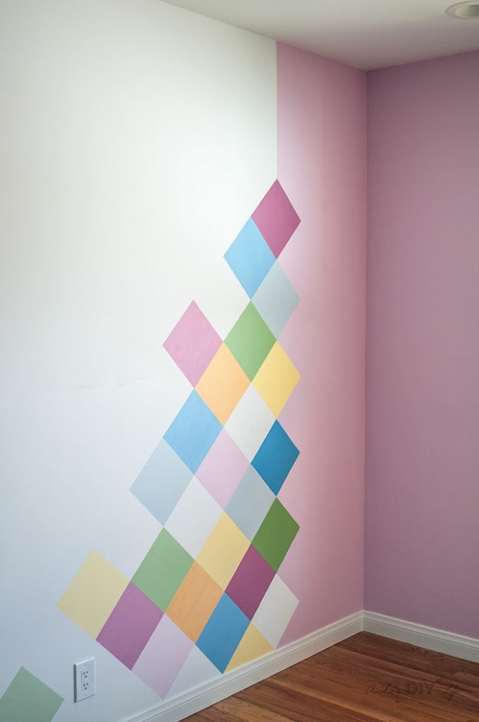 How To: Colorful Accent Wall For Kids Room - Anika's DIY Life