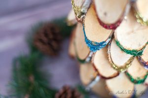 How To Make A Colorful Wood Slice Christmas Tree - Anika's DIY Life