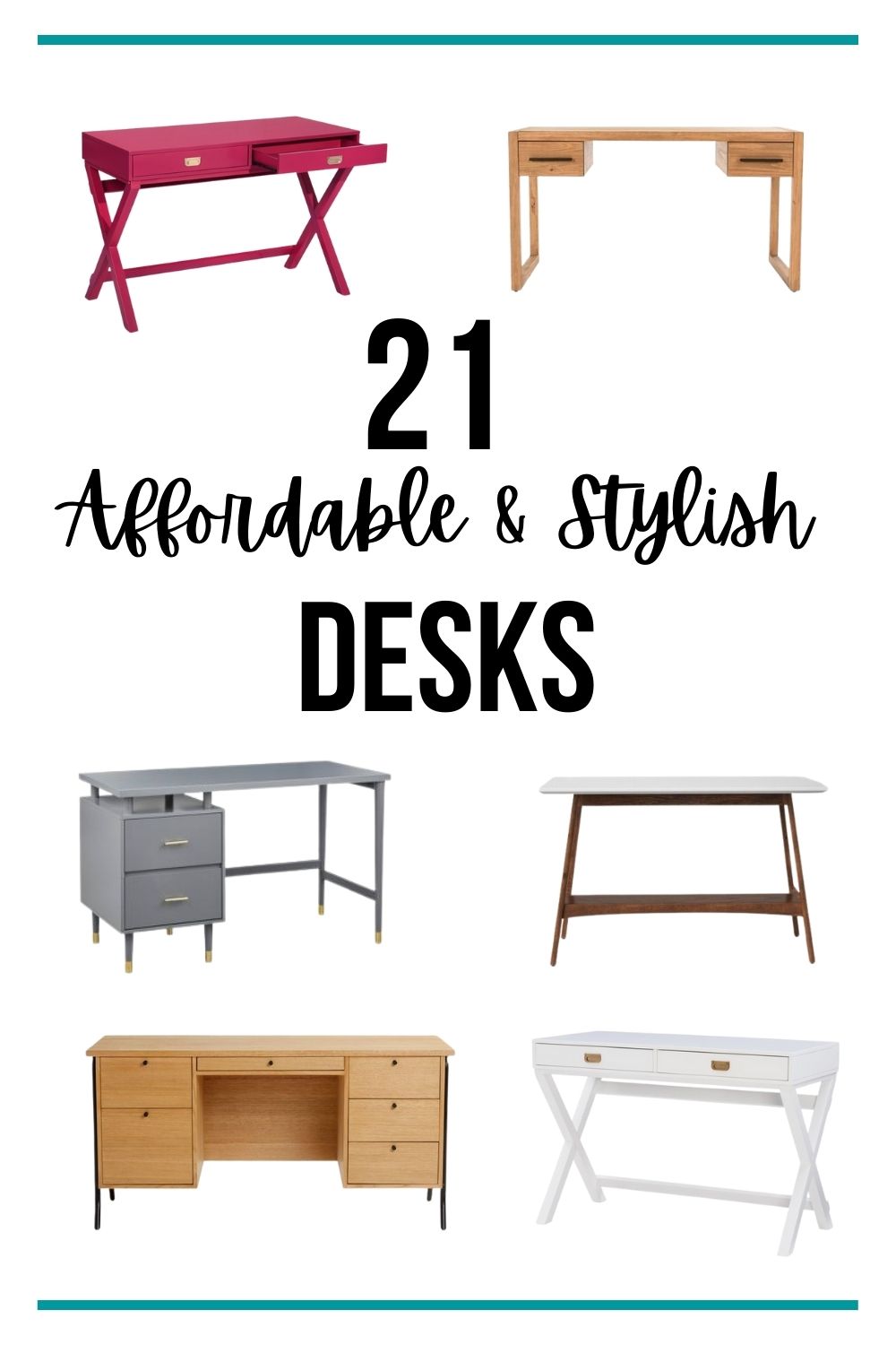 21 Affordable And Stylish Desks For Your Home Office - Anika's DIY Life 21 Affordable And Stylish Desks For Your Home Office - Anika's DIY Life