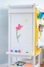 DIY Kids Art Station - How To Make A 5-in-1 Freestanding Art Center