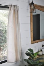 Easy No-Sew Drop Cloth Curtains - How To Make Affordable Window Treatments
