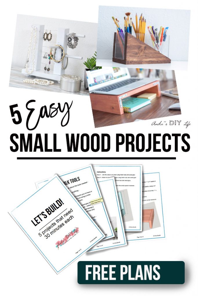 5 Easy Small Wood Projects In 30 Minutes Or Less! - Anika's DIY Life