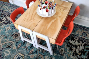 39 Easy DIY Kids Table And Chair Ideas You Can Build!
