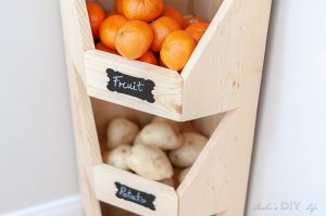 DIY Corner Vegetable Storage Bin - Anika's DIY Life
