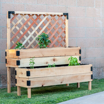 DIY Tiered Raised Garden Bed - Anika's DIY Life