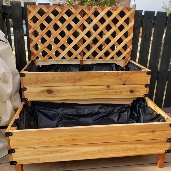 DIY Tiered Raised Garden Bed - Anika's DIY Life