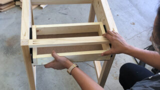 DIY End Table With Charging Station - Anika's DIY Life