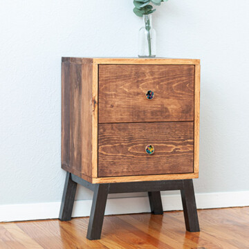 How To Build A DIY Desk With Drawers And Shelves (Beginner Friendly ...