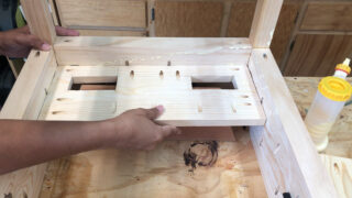 DIY End Table With Charging Station - Anika's DIY Life