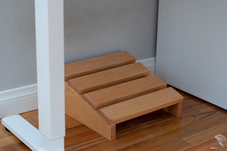 How To Build A Wooden DIY Foot Rest