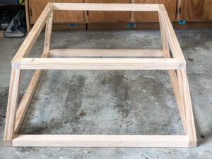 DIY Square Coffee Table With Angled Legs - How To Build | Anika's DIY Life