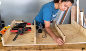 DIY A-Frame Desk - How To Tutorial, Video And Plans - Anika's DIY Life