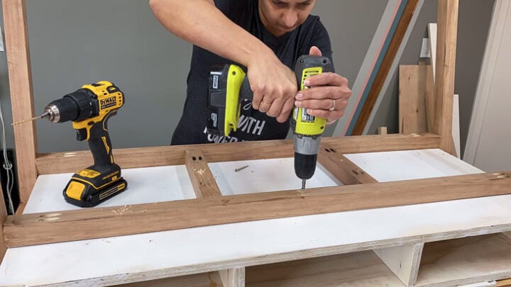 DIY A-Frame Desk - How To Tutorial, Video And Plans - Anika's DIY Life