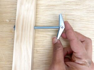 How To Install Toggle Bolts - Step-by-Step - Anika's DIY Life