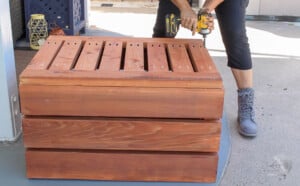 Easy DIY Outdoor Storage Box Using 3 Tools (w/Plans) - Anika's DIY Life