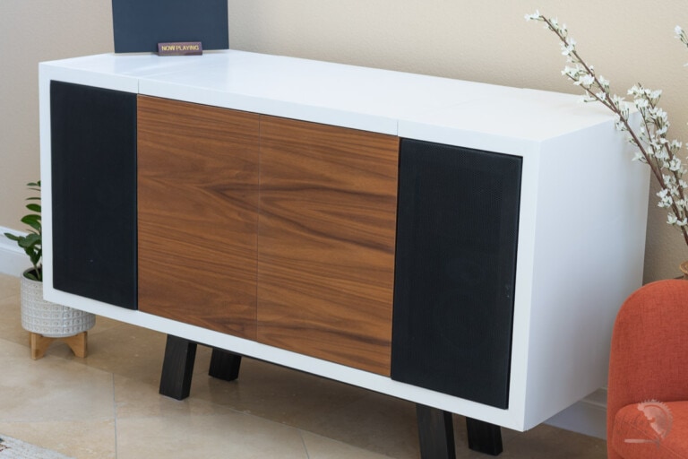 DIY Record Player Stand With Storage [PLANS] - Anika's DIY Life