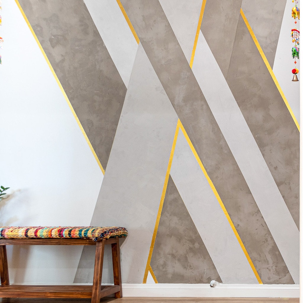 How To Make The Coolest DIY Cement Feature Wall - Anika's DIY Life