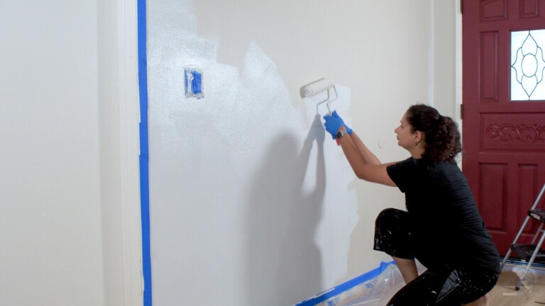 How To Make The Coolest DIY Cement Feature Wall - Anika's DIY Life