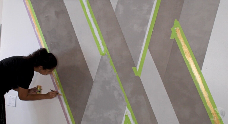How To Make The Coolest DIY Cement Feature Wall - Anika's DIY Life