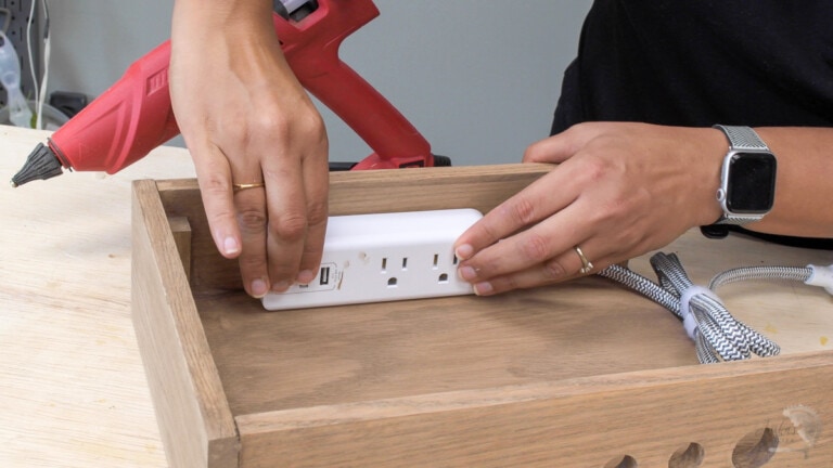 Easy DIY Device Charging Station With Wireless Charger - Anika's DIY Life