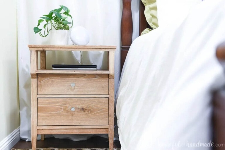 37 Easy And Chic DIY Nightstand Ideas You Can Build- Anika's DIY Life