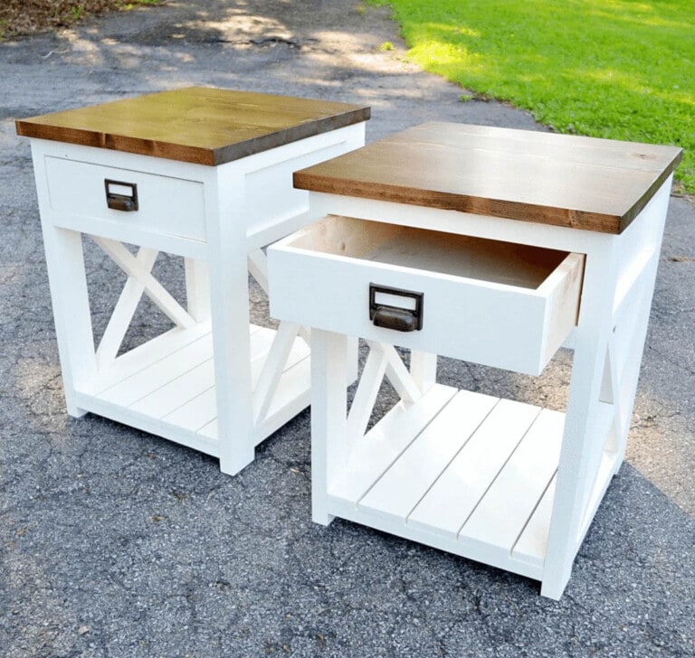 37 Easy And Chic DIY Nightstand Ideas You Can Build- Anika's DIY Life