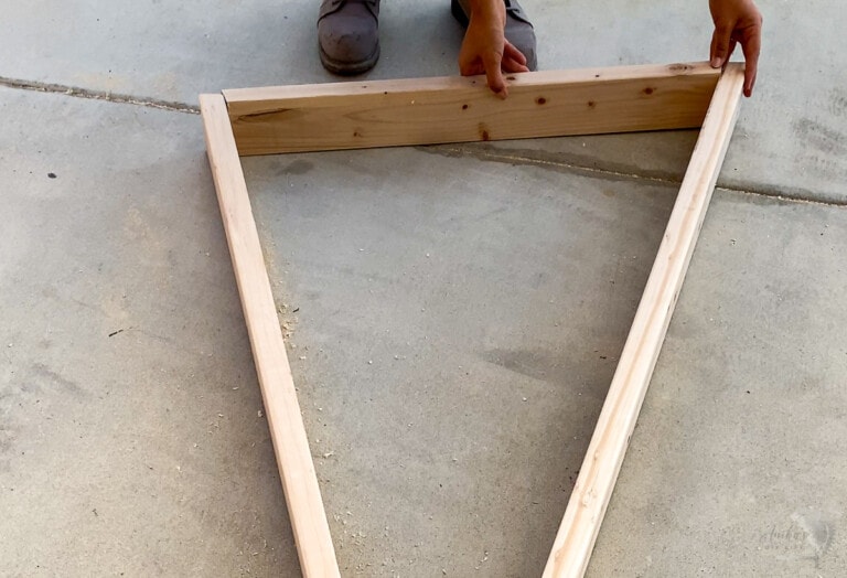 Quick DIY Christmas Tree Shelf - Anika's DIY Life