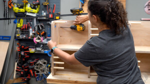 DIY Rotating Bookcase - Easy Project [Build Plans]- Anika's DIY Life