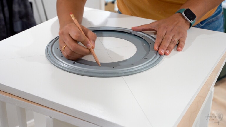 DIY Rotating Bookcase - Easy Project [Build Plans]- Anika's DIY Life