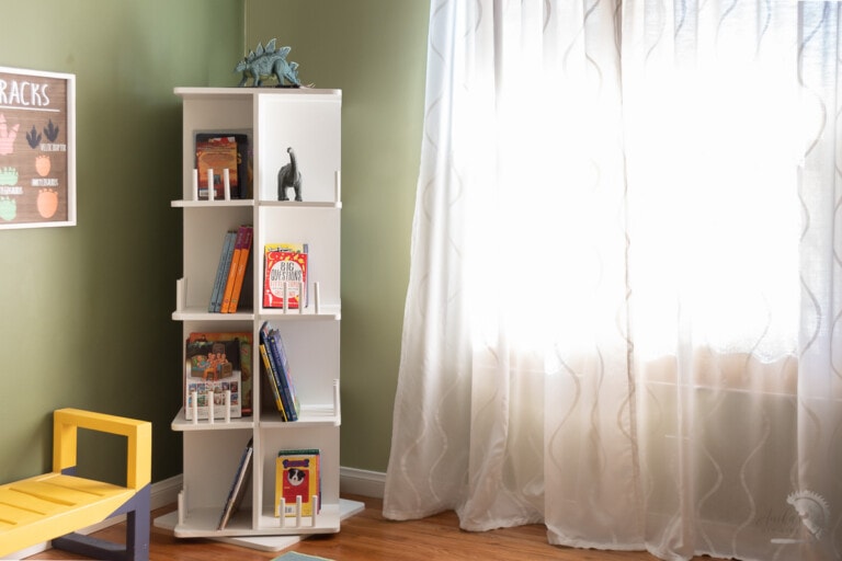 DIY Rotating Bookcase - Easy Project [Build Plans]- Anika's DIY Life