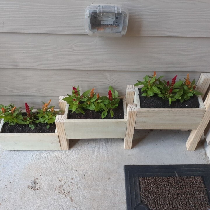 Easy $10 DIY Tiered Planter Box [with Plans] - Anika's DIY Life