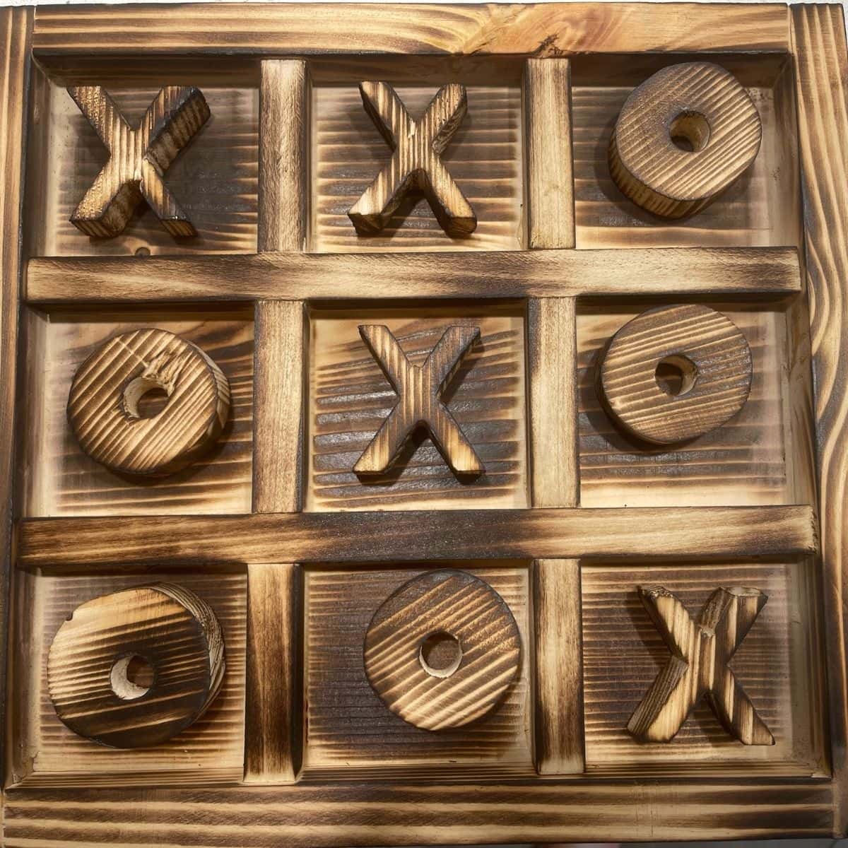 How To Make A Wooden DIY Tic-Tac-Toe Game Board - Anika's DIY Life