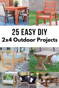 25 Easy DIY 2x4 Outdoor Furniture Plans For Your Summer - Anika's DIY Life