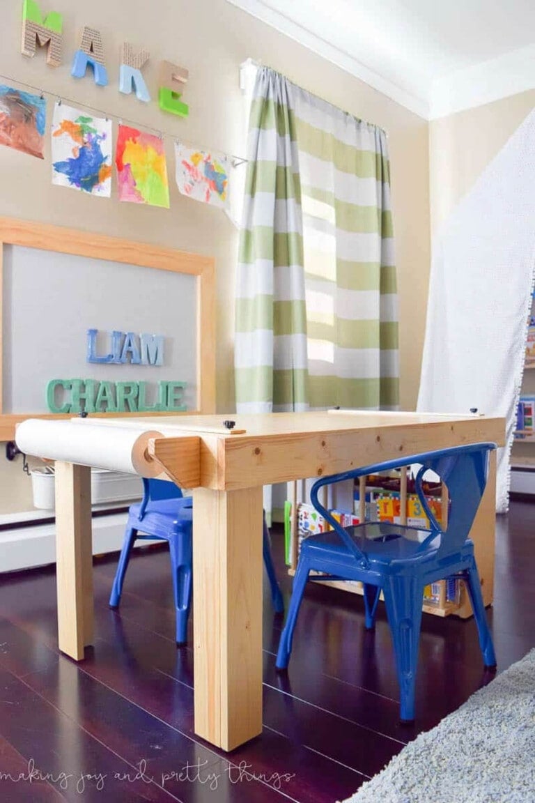39 Easy DIY Kids Table And Chair Ideas You Can Build!