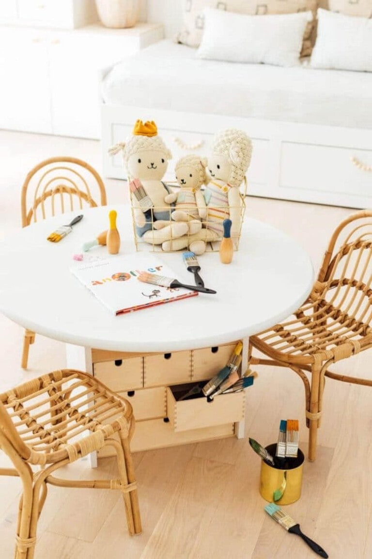 39 Easy DIY Kids Table And Chair Ideas You Can Build!