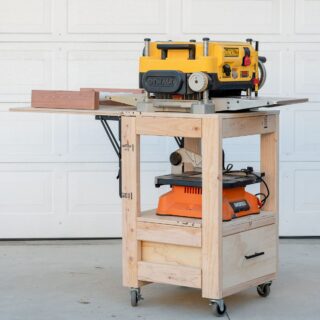 How To Build A DIY Table Saw Stand For Small Shops - Anika's DIY Life