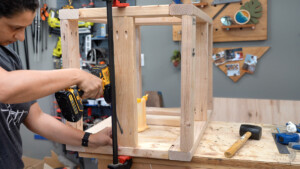 DIY Planer Stand With Storage And Folding Outfeed Table