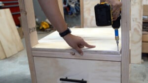 DIY Planer Stand With Storage And Folding Outfeed Table