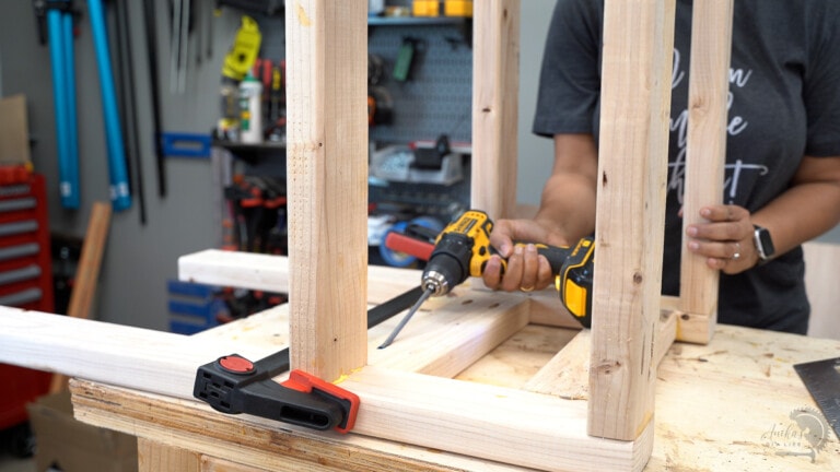 DIY Planer Stand With Storage And Folding Outfeed Table